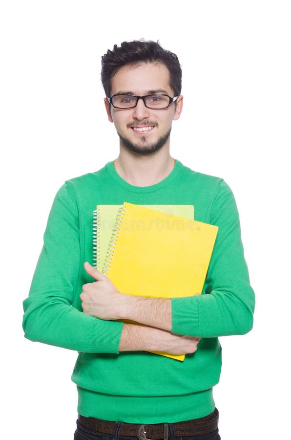 Young student with book stock photo. Image of caucasian - 39761742