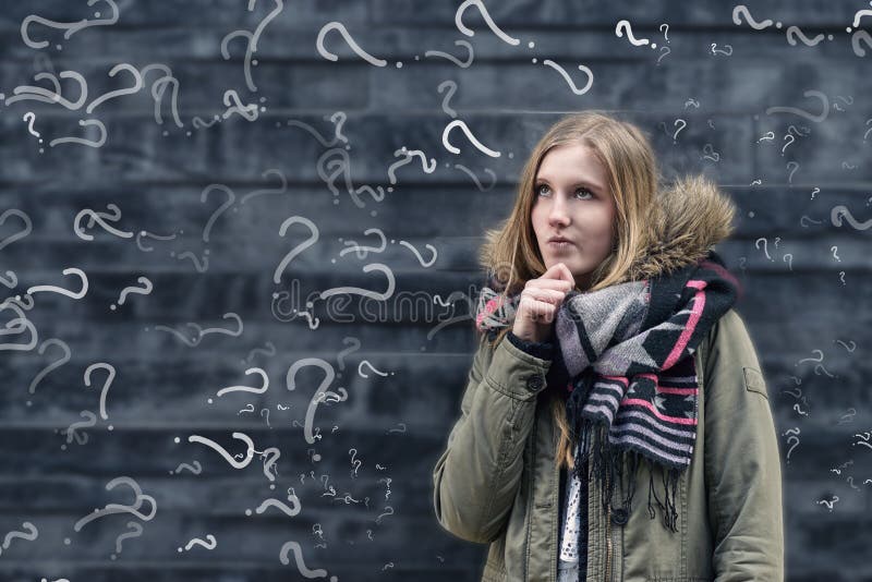 Young Student in Class with a Problem To Solve Stock Photo - Image of ...