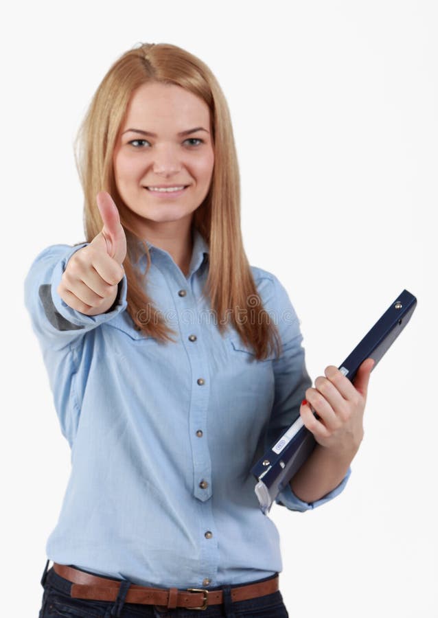 Young student girl stock photo. Image of girl, teen, optismistic - 24220592