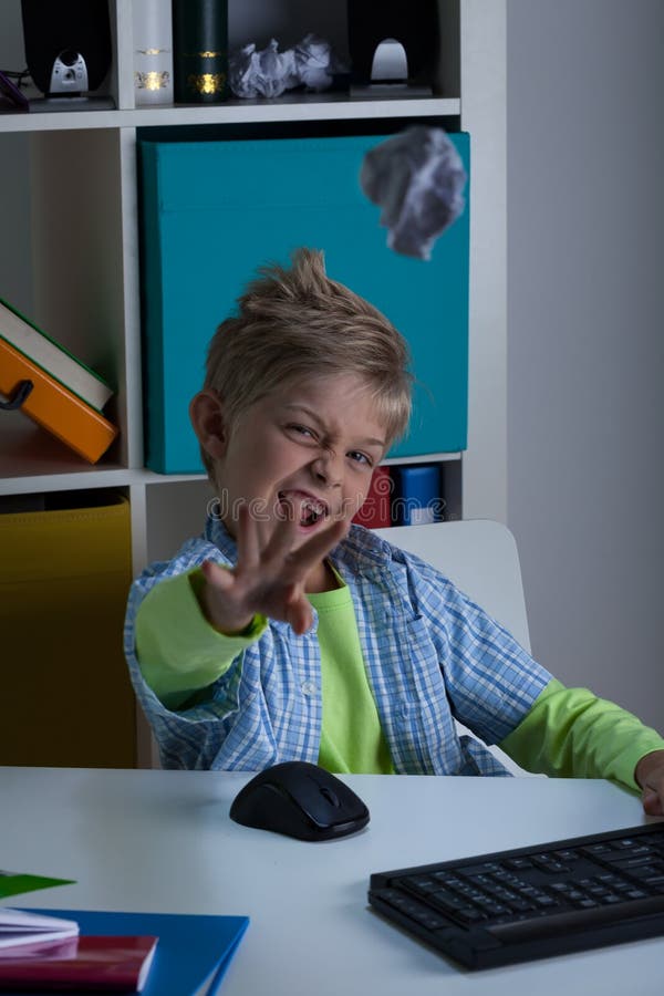 Young student having fun stock image. Image of computer - 44090441