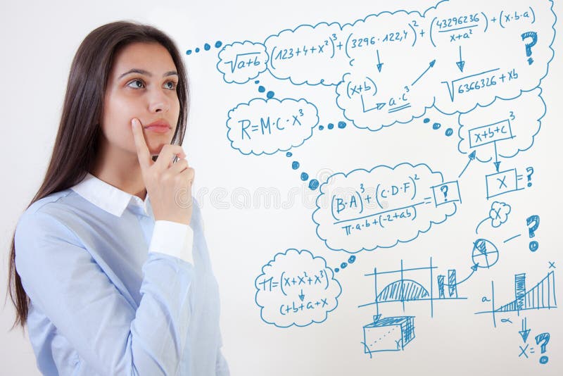 Young student and problems stock photo. Image of quizzical - 42867652