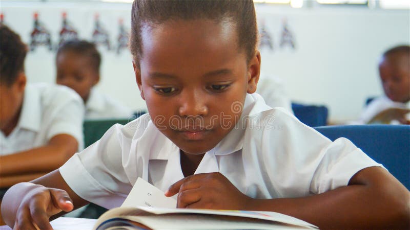 Young Student Reading in Classroom during Daytime Stock Photo - Image ...