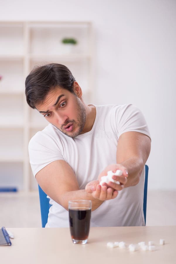 Young Male Student Testing Soft Drink Stock Photo - Image of caffeine ...
