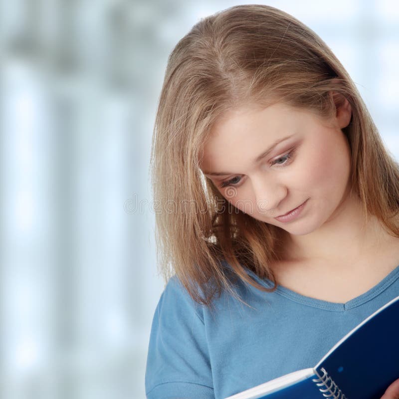 Young student woman stock photo. Image of education, attractive - 13426394