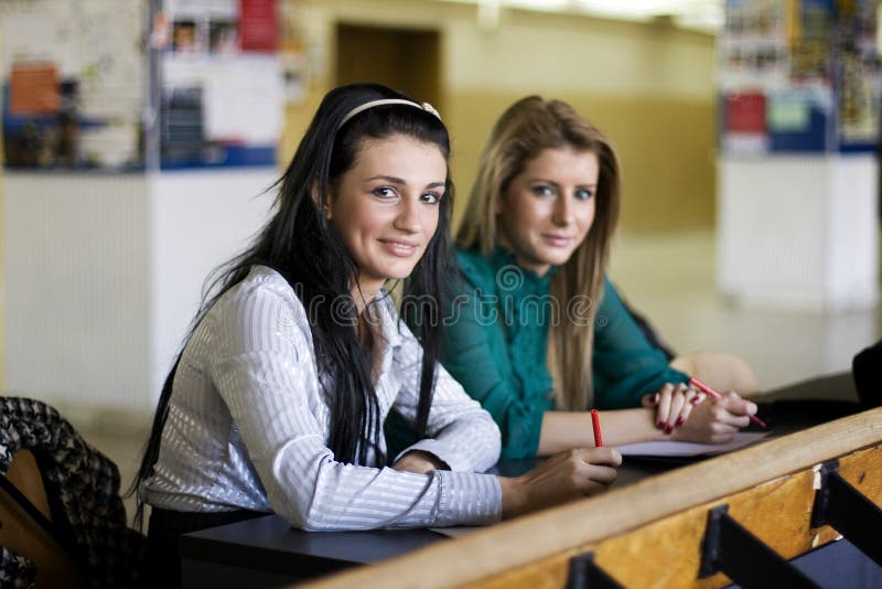 Young students stock photo. Image of seminar, college - 8580106