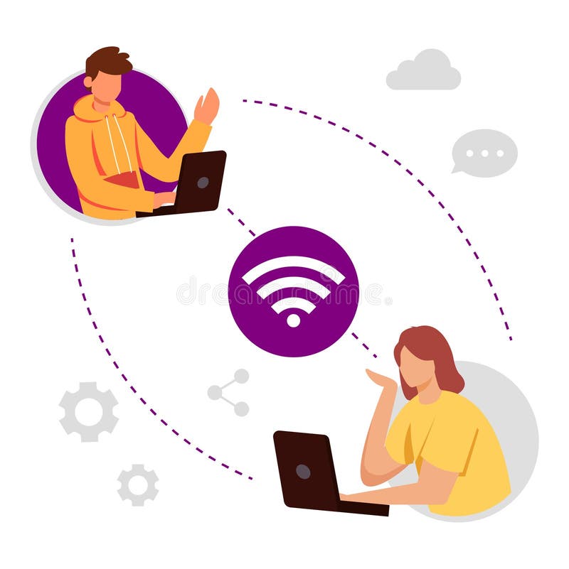 Students Connecting Together Online and Virtual Classroom Stock ...