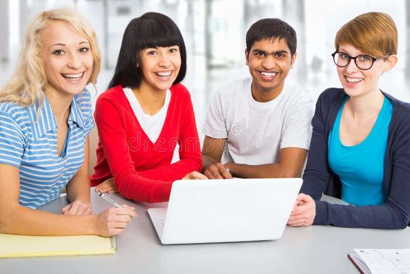 Young students stock photo. Image of kids, attractive - 42430706