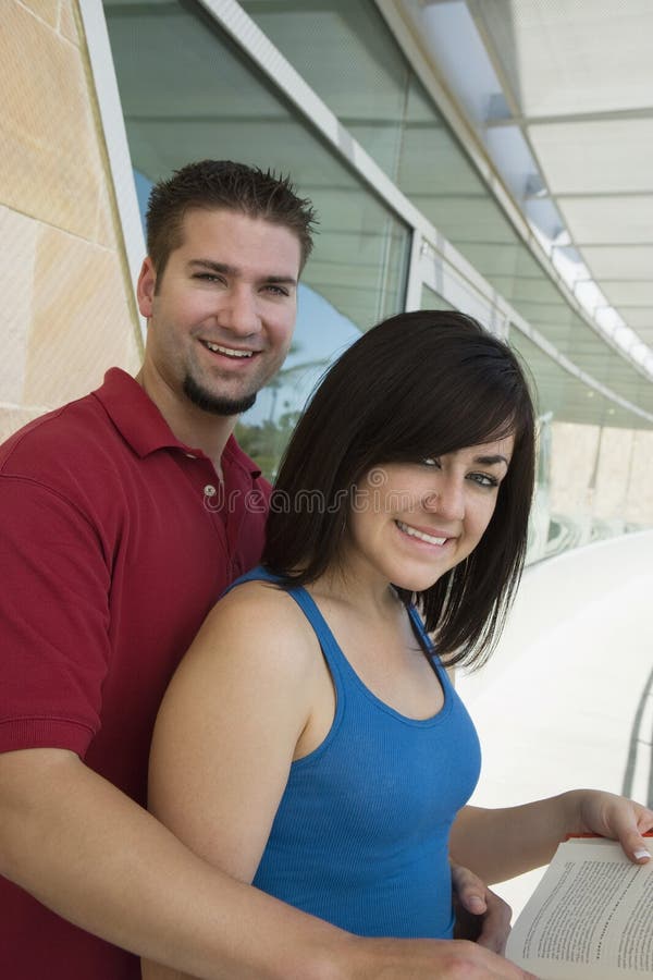 Young Students Standing Together Stock Image - Image of college ...