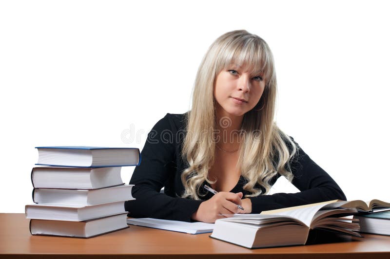 Young study female stock photo. Image of campus, adult - 12079418