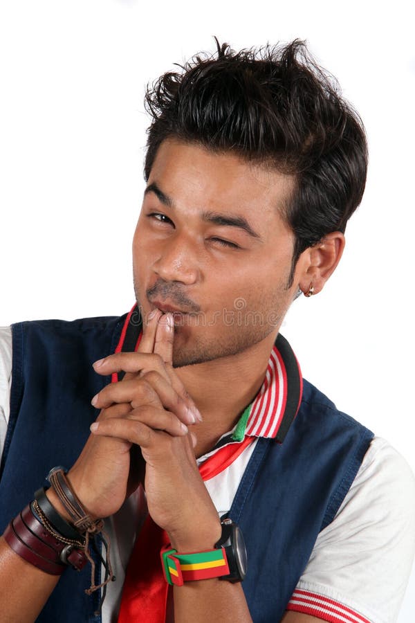 Stylish Indian Guy stock photo. Image of youth, models - 284165294