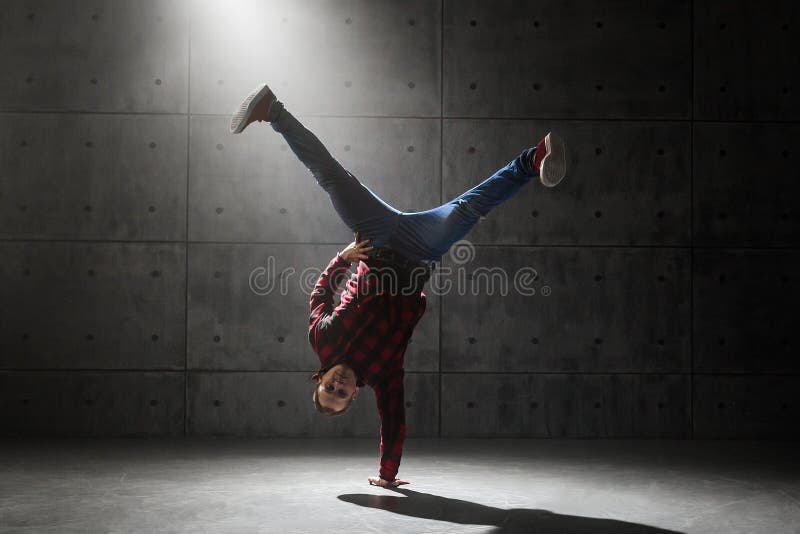 Dancer posing in studio stock image. Image of modern - 108953319