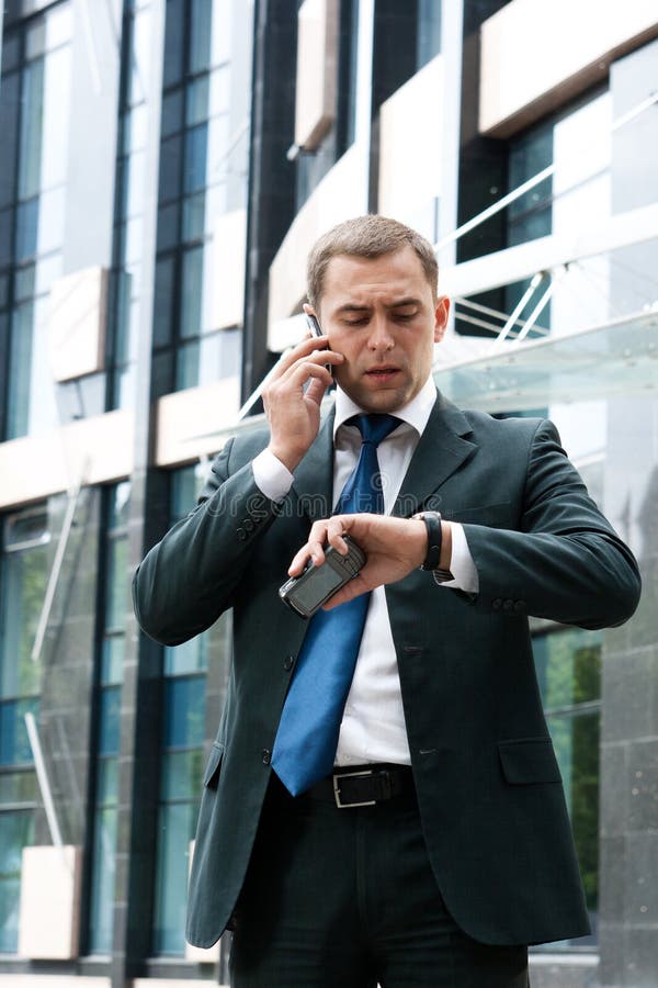 Young and Successful Businessman Stock Image - Image of handsome ...