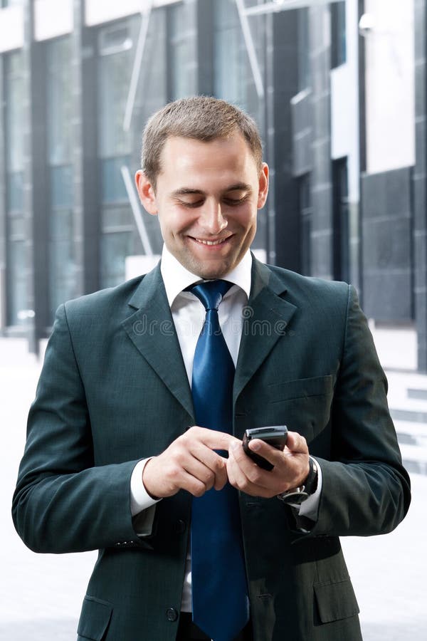 Young and Successful Businessman Stock Image - Image of architecture ...