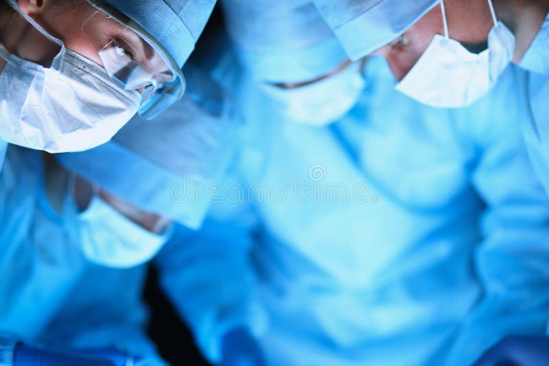 Young Surgery Team in the Operating Room Stock Image - Image of ...