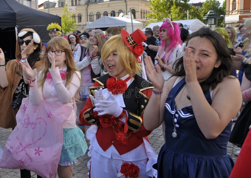 Young swedish cosplayer editorial stock image. Image of japan - 25327234