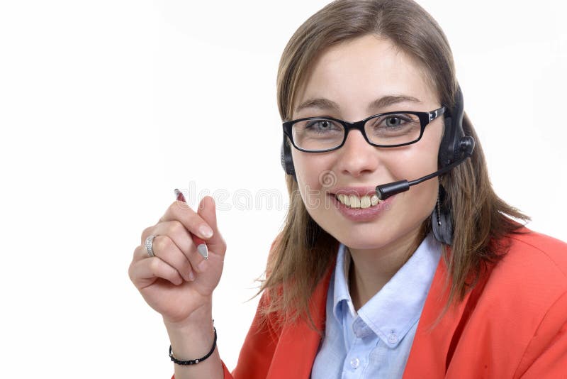 Switchboard Operator Telephone Stock Image - Image of landline, office ...