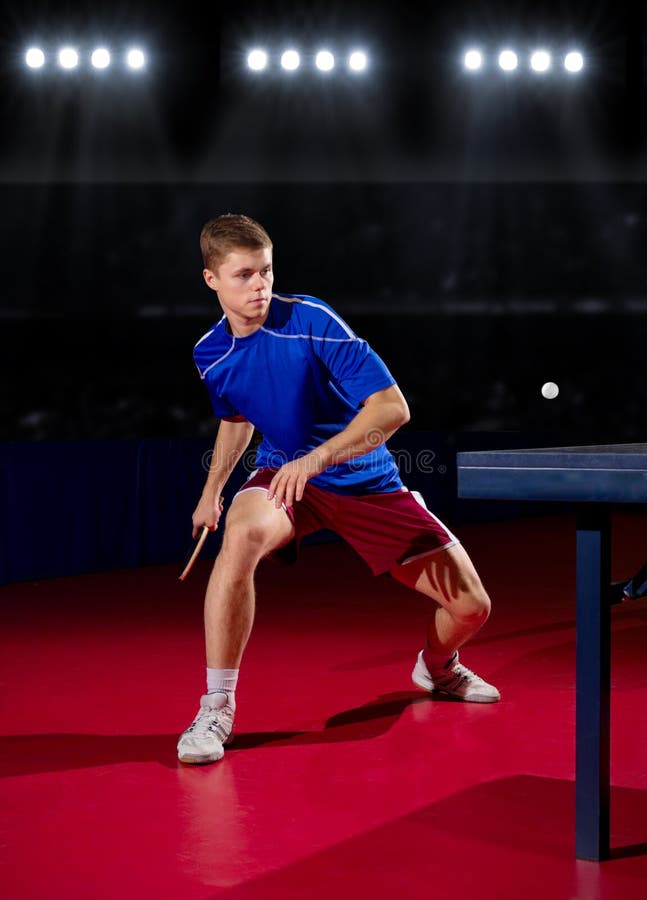 Young table tennis player stock photo. Image of event - 95678542