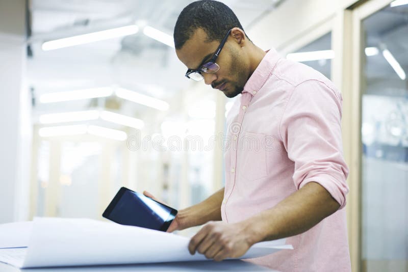 Young Teacher and Student Working Chat Discussing Solution and Ideas of ...