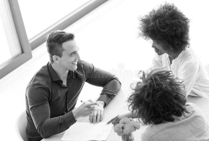 Young team at work stock image. Image of occupation, creative - 99487901