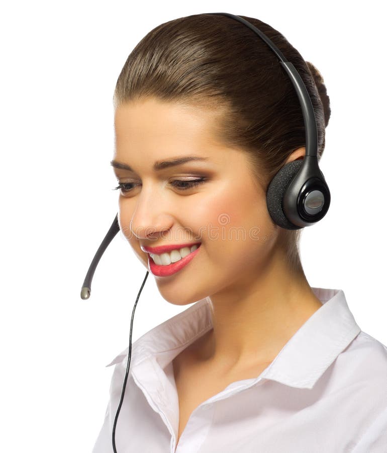 Young tech support worker stock image. Image of ethnicity - 73736165