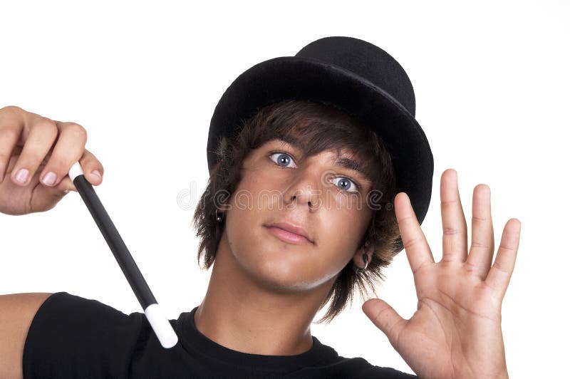 Young teen wizard stock photo. Image of bright, show - 21108024