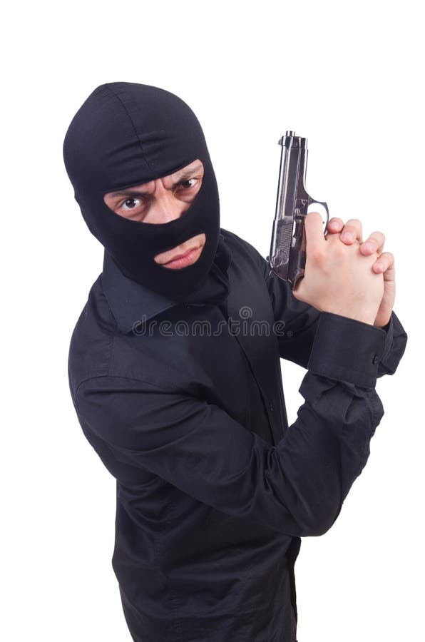 Young thug stock photo. Image of murderer, mugger, disguise - 36364632