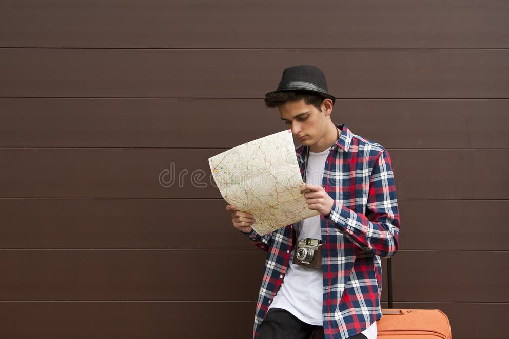 Young traveler boy stock image. Image of cities, places - 71474751