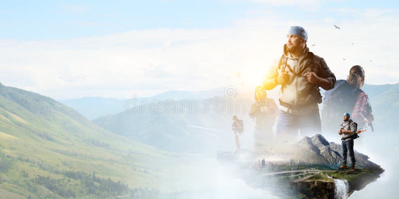 Young Traveler Exploring the World Concept Stock Image - Image of ...