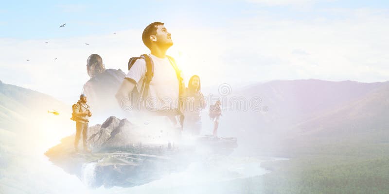 Young Traveler Exploring the World Concept Stock Photo - Image of ...