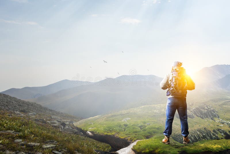 Young Traveler Exploring the World Concept Stock Photo - Image of ...