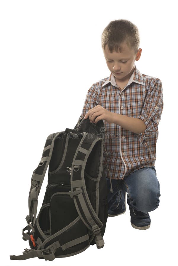 Young Traveler Man with a Backpack. Stock Image - Image of year, travel ...