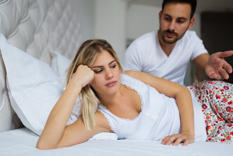 Young Unhappy Couple Having Problems in Relationship Stock Image ...