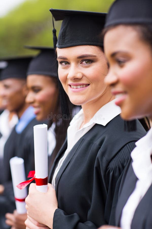 University Graduates Graduation Stock Photo - Image of celebration ...