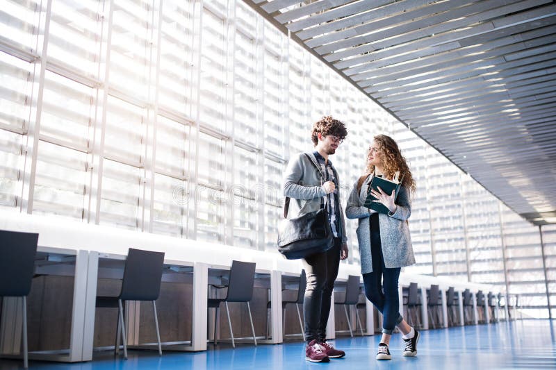 Two Classmates Talking in the Forest Stock Photo - Image of girls ...