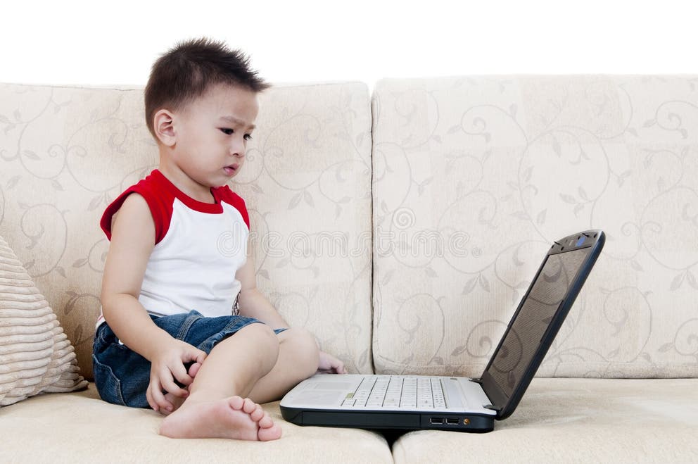Young it user stock photo. Image of couch, game, concepts - 10508236