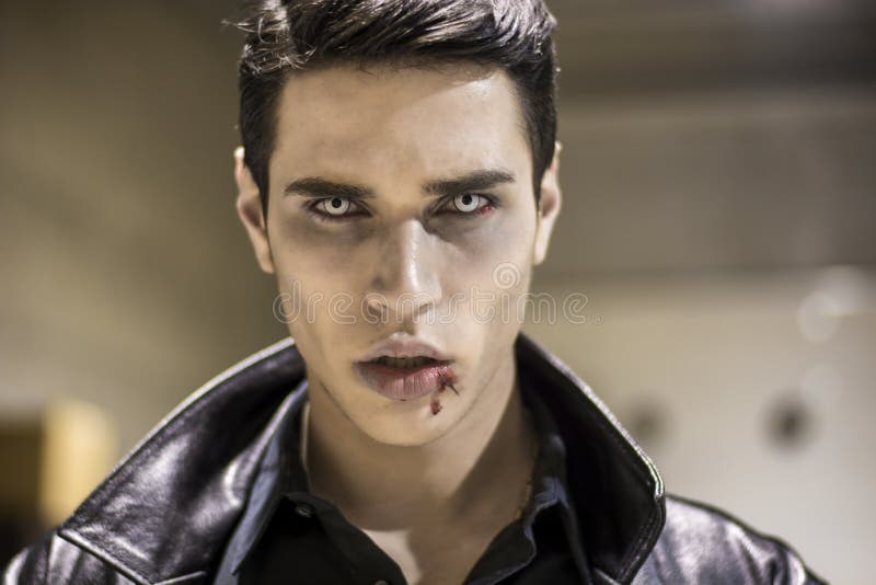 Young Vampire Man Face With Blood On His Mouth Stock Photo - Image ... Young Vampire Man Face With Blood On His Mouth Stock Photo - Image ...