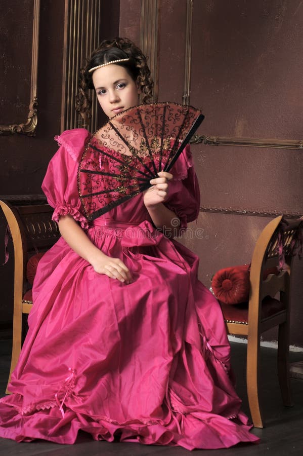 Young Victorian girl stock image. Image of beauty, care - 23591025