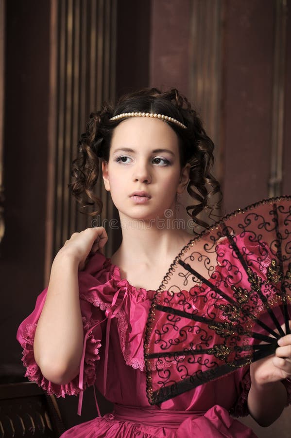 Young Victorian girl stock photo. Image of healthy, hair - 23591228