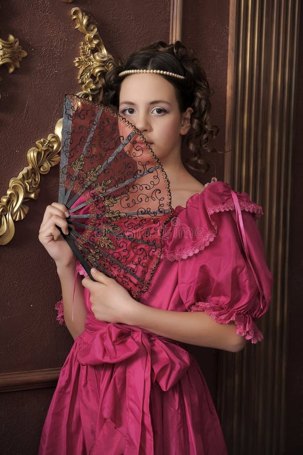 Young Victorian girl stock photo. Image of beautiful - 23592076