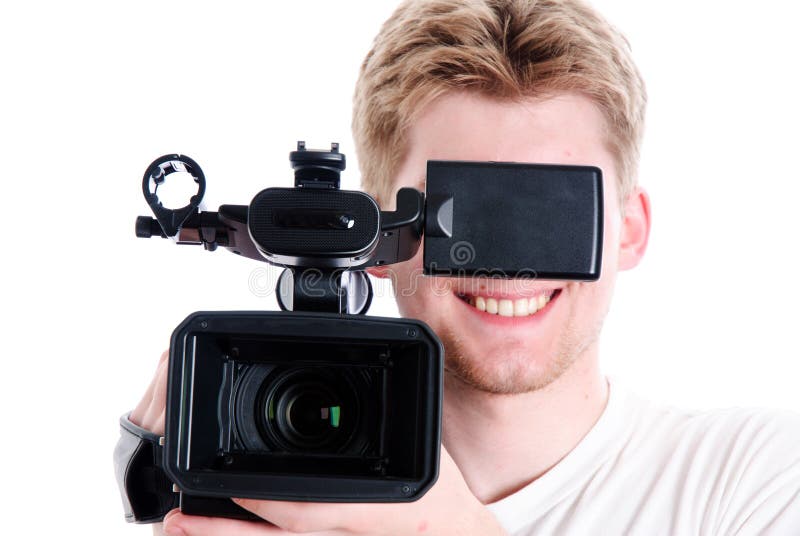 Cameraman_camera operator stock image. Image of broadcasting - 4652941