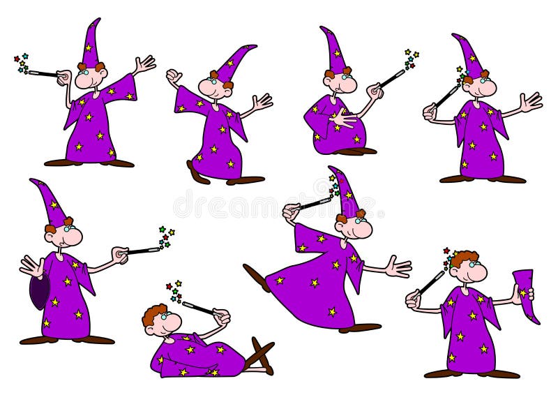 Young wizard stock vector. Illustration of clip, clipart - 19381937