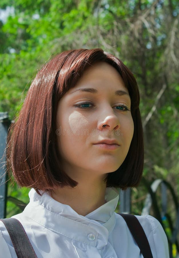 Young woman 1 stock photo. Image of head, young, person - 25043258