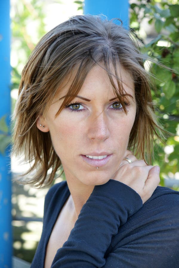 Young woman stock image. Image of casual, elegant, hairstyle - 12167775