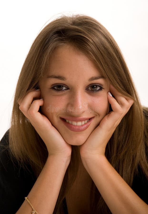 Portrait of a young woman stock image. Image of looking - 10556461