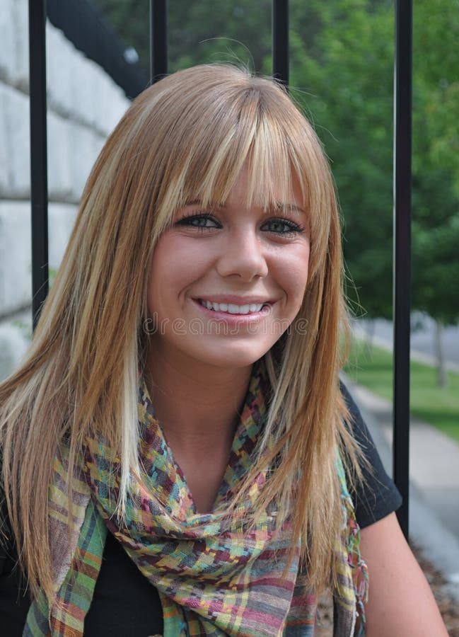 Young woman stock photo. Image of healthy, outside, pretty - 13178176