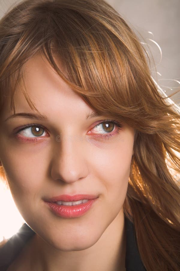 Young woman stock image. Image of makeup, fresh, blonde - 1490065