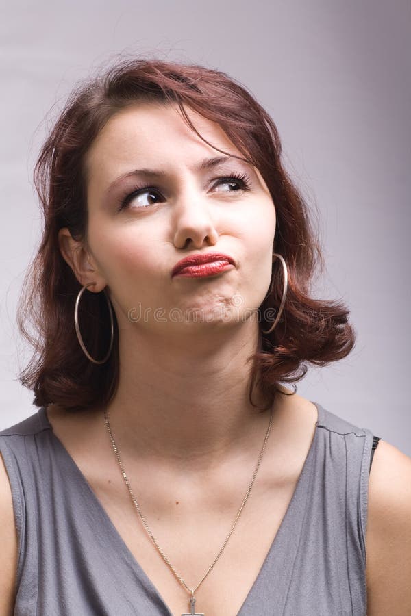 Young woman stock photo. Image of cheerful, white, isolated - 4159294