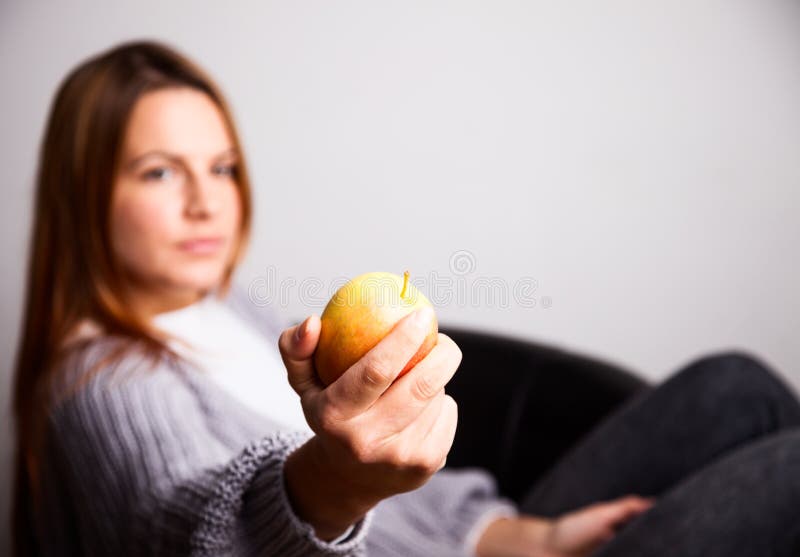 Young woman stretching stock photo. Image of exercise - 35684180