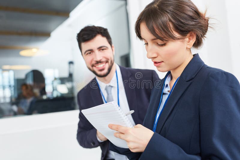 Young woman as trainee stock image. Image of woman, apprenticeship ...