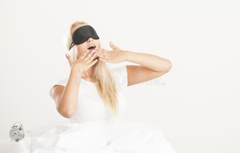 Young woman awaking stock image. Image of blurred, fashioned - 87540585